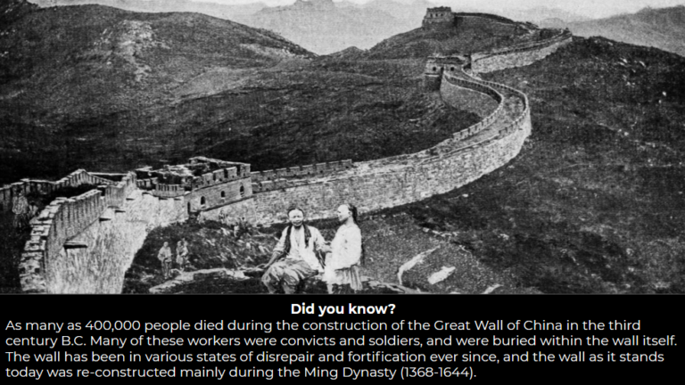 Interesting Historical Facts - History To Know
